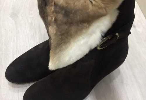 Сапоги полусапожки ботинки зимние женские 40 разме