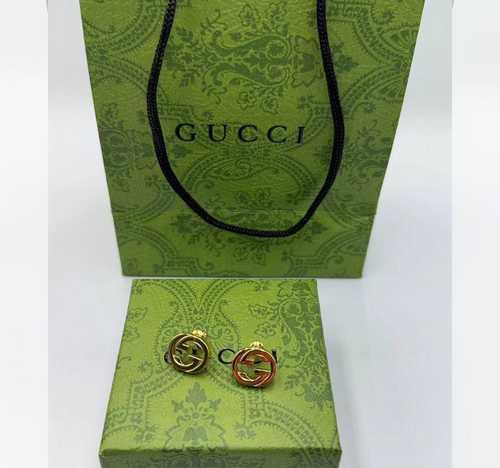 Золотые Серьги Gucci