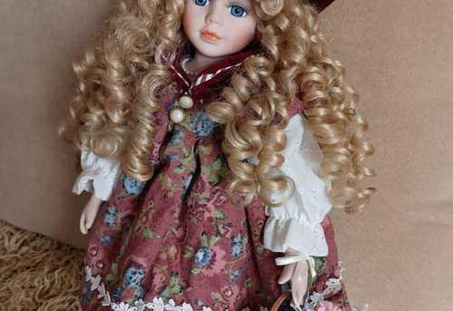 Коллекционная немецкая фарфоровая кукла