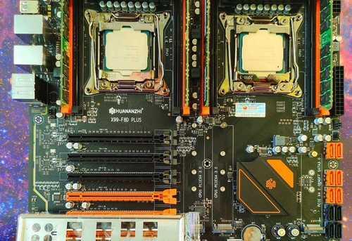 Комплект x99 dual 2011v3 Xeon 2x 2680v4 32gb DDR4