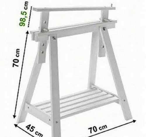 Регулируемые ножки Икеа, Козлы для стола IKEA