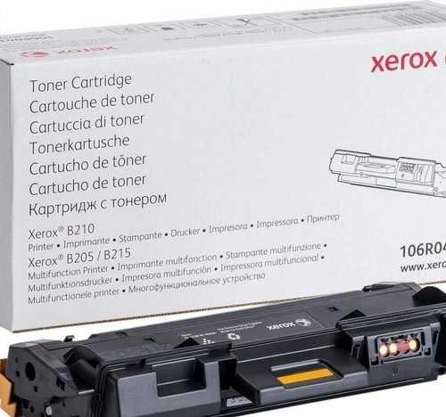 106R04348 Тонер-картридж xerox B205/210/215 (3000с