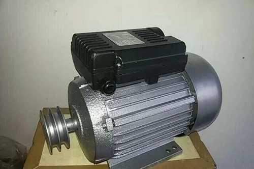 Двигатель электрический 220V 3кВт+шкив