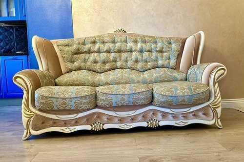 Премиальный диван в стиле барокко раскладной