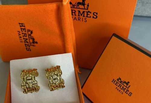 Серьги hermes