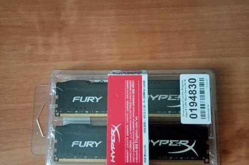 Оперативная память Kingston HyperX fury Black