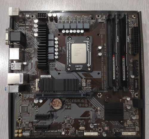 Комплект Gigabyte B760M DS3H+i5-12600кf+16 Гб