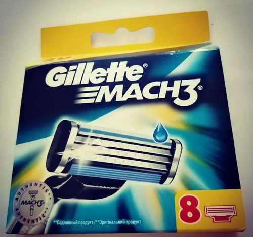 Кассеты Gillette Mach3