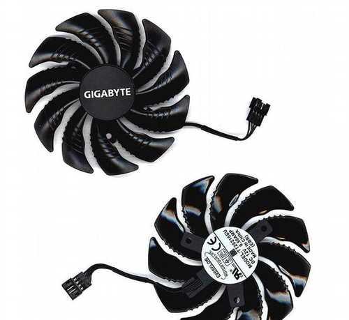 Кулер Gigabyte RX 470, 570, 580, GTX 1060 88мм 4-p