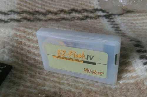 Ez-flash IV (easy flash 4) флеш-картридж gameboy