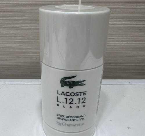 Lacoste Дезодорант стик L.12.12 Blanc