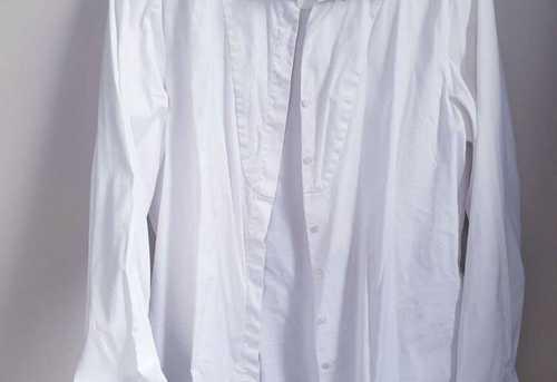Рубашка блузка белая zara m