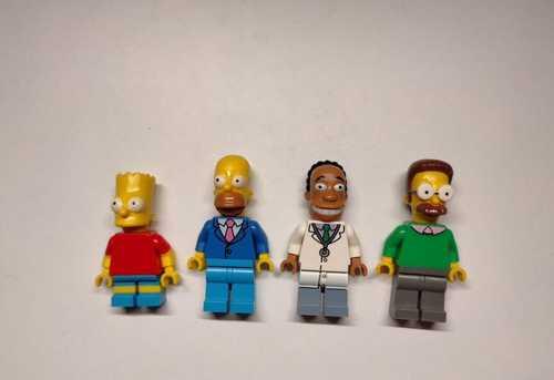 Lego minifigures simpsons Симпсоны