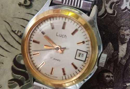 Женские Luch Rolex с датой,часы из СССР, 70-е года