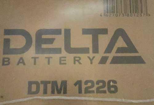 Аккумуляторная батарея delta battery DTM 1226