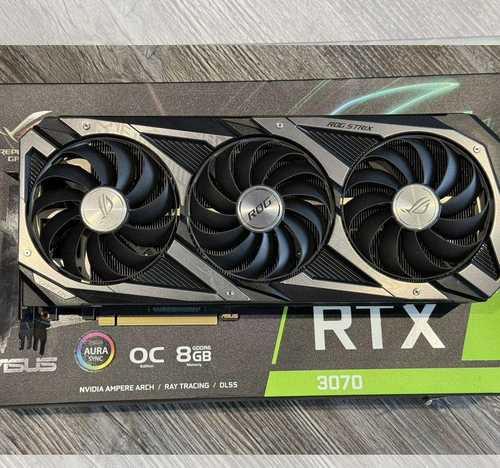 Видеокарта asus GeForce RTX 3070 strix gaming OC