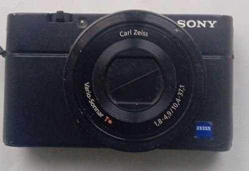 Компактный фотоаппарат sony cyber shot DSC RX100
