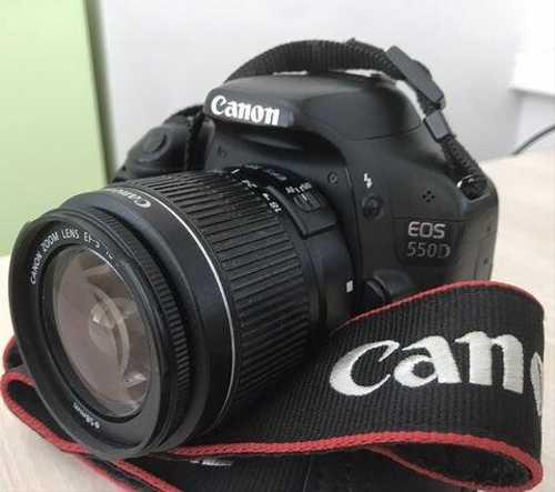Кмера Canon EOS 550D + штатив + сумка