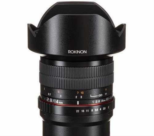 Широкоугольный Rokinon 14mm f/2.8 Sony E-mount