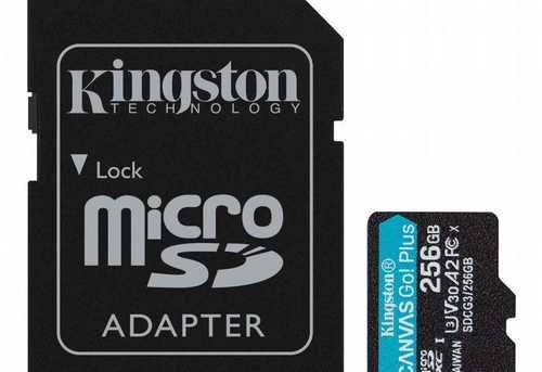 Карта памяти Kingston microsdxc 256GB Canvas Go Pl
