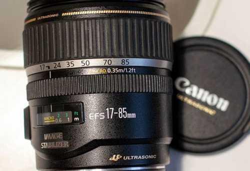 Canon EF-s 17-85mm 1:4-5.6 is USM Japan