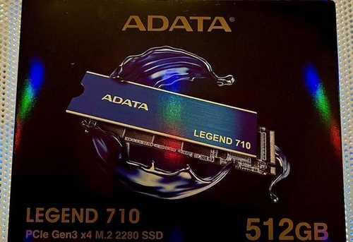 Новый SSD A-Data Legend 710 512Gb, M.2 2280