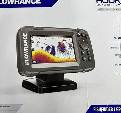 Эхолот lowrance hook2 4x bullet gps