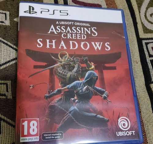 Продам диск assassin's creed shadows ps5