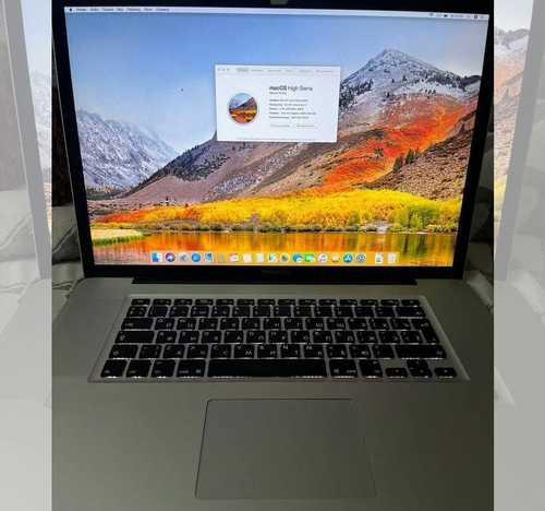 Apple macbook pro 17 2011г