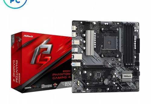 Материнская плата AM4 ASRock B550M phantom gaming