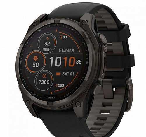 Garmin Fenix 8 47mm Solar Sapphire Carbon grey DLC