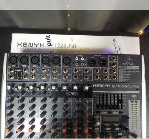 Behringer Xenyx QX1222USB микшерный пульт(Авито до