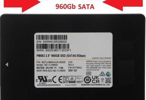 960Gb SSD samsung PM883 2,5" SATA MZ-7LH9600