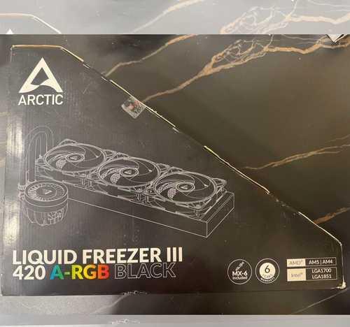 Arctic liquid freezer iii 420 новая