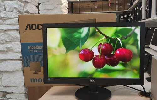 Монитор AOC M2060SW, экран 20" FullHD, новый