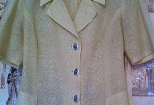 Ажурный пиджак из гипюра и ажурный блузон