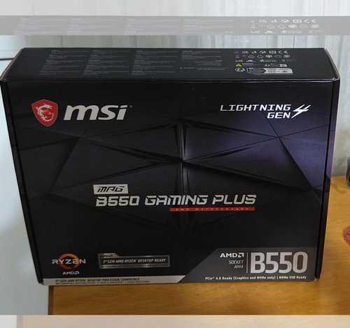 Материнская плата b550 msi gaming plus гарантия