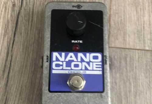 Гитарная педаль хорус nano clone electro harmonix