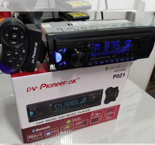 Магнитола Pioneer P021,Bluetooth/USB/пульт на руль