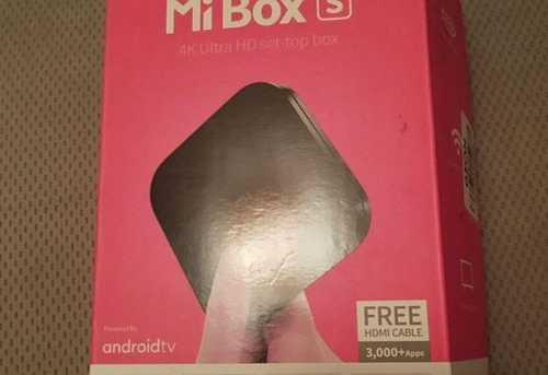 Андроид тв приставка Mi Box S 4K ultra HD