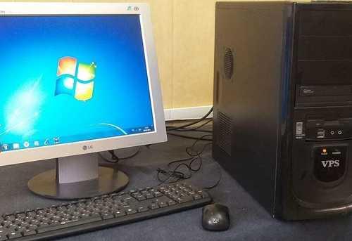 Компьютер CeleronD и монитор LG 17"