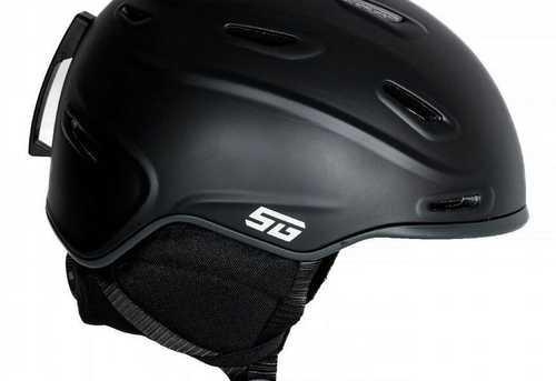 Шлем горнолыжный STG HK004, Черный/Серый, M (р-р 5