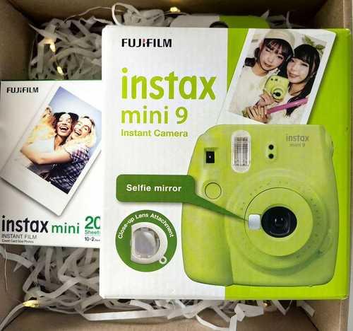 Fujifilm instax mini 9 подарочный набор, катриджи