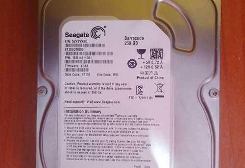 Внутренний жесткий диск Seagate HDD 250 Гб