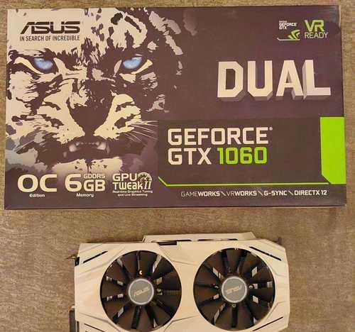 Видеокарта asus gtx 1060 6gb