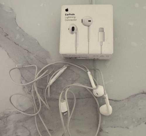 Наушники apple earpods lightning