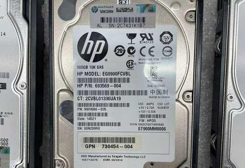 Жесткий диск HP 900GB 10K 2.5 SAS 6GB EG0900fcvbl