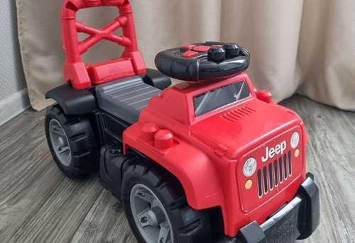 Каталка машинка Mega Bloks Jeep со звуком