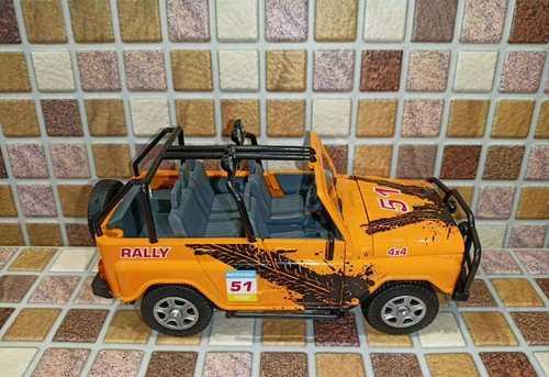 УАЗ 469 44 Rally 1:24 17 см новая