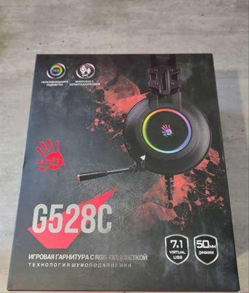 Проводная гарнитура A4Tech Bloody G528C